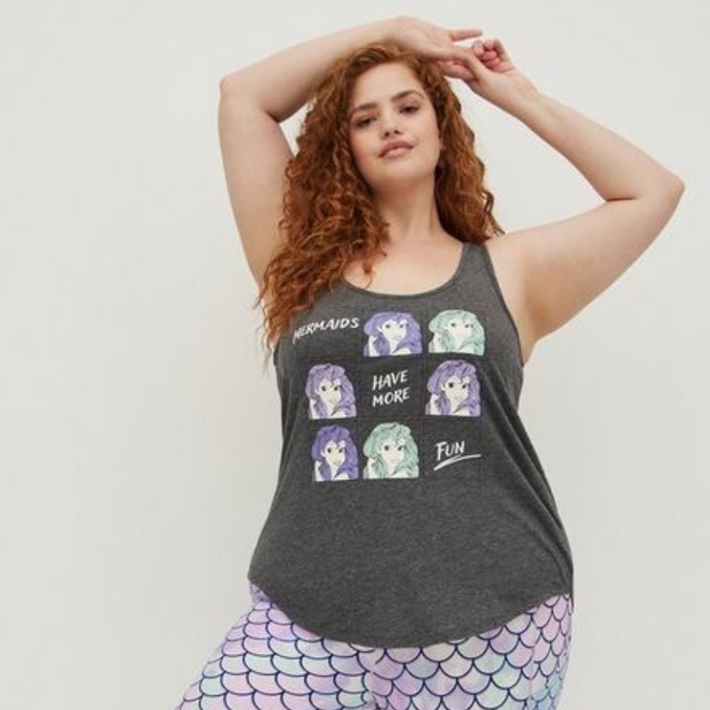 Torrid Disney The Little Mermaid Active Tank Ariel Ch… - Gem
